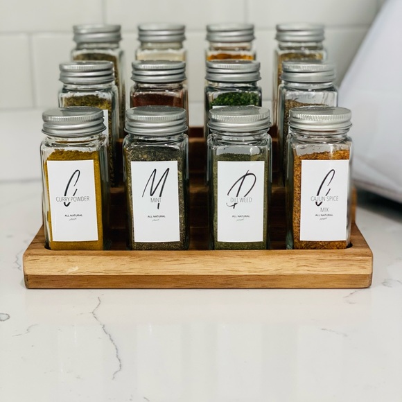Kitchen | Preprinted Spice Labels | Poshmark